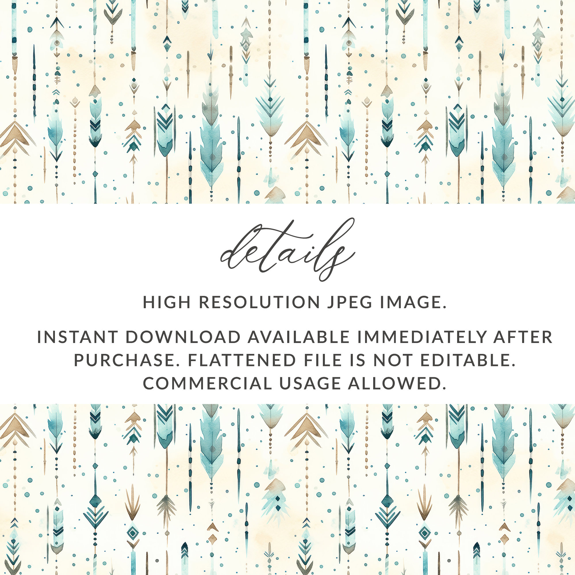 Seamless Arrow Background, Arrows Repeating Background Pattern, Native ...