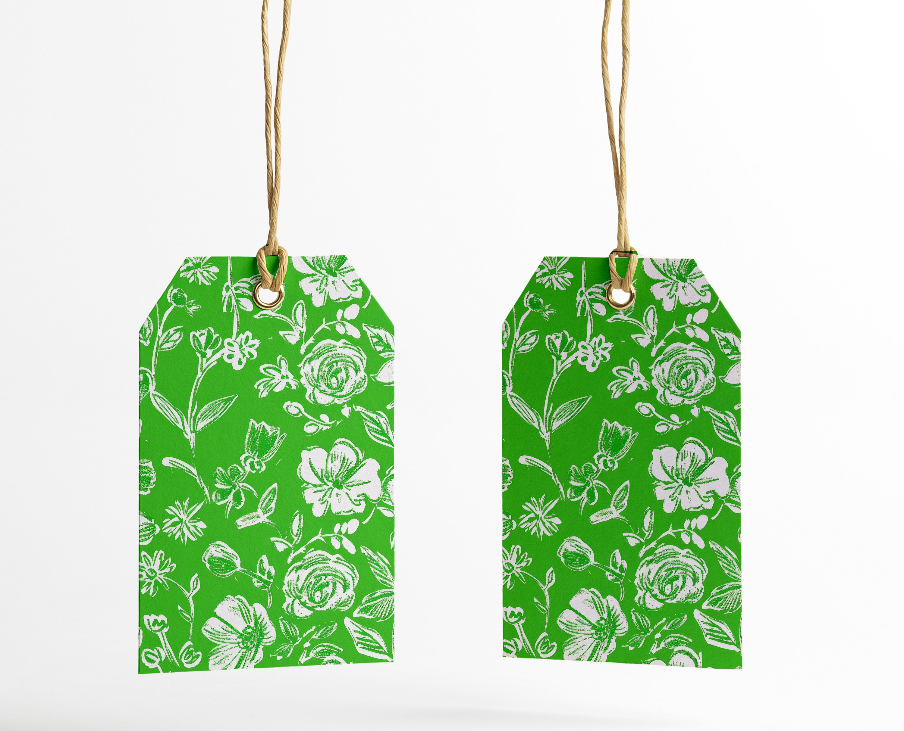 Neon Green Sketched Floral Seamless Pattern, Lime Green Floral Pattern ...