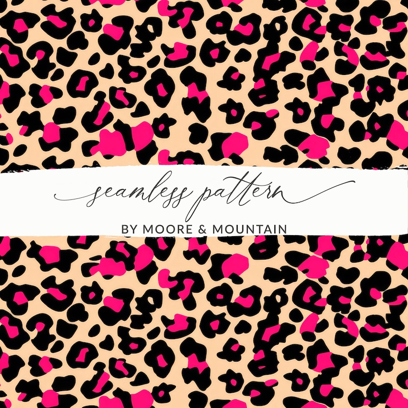 Pink Cheetah Print - Etsy
