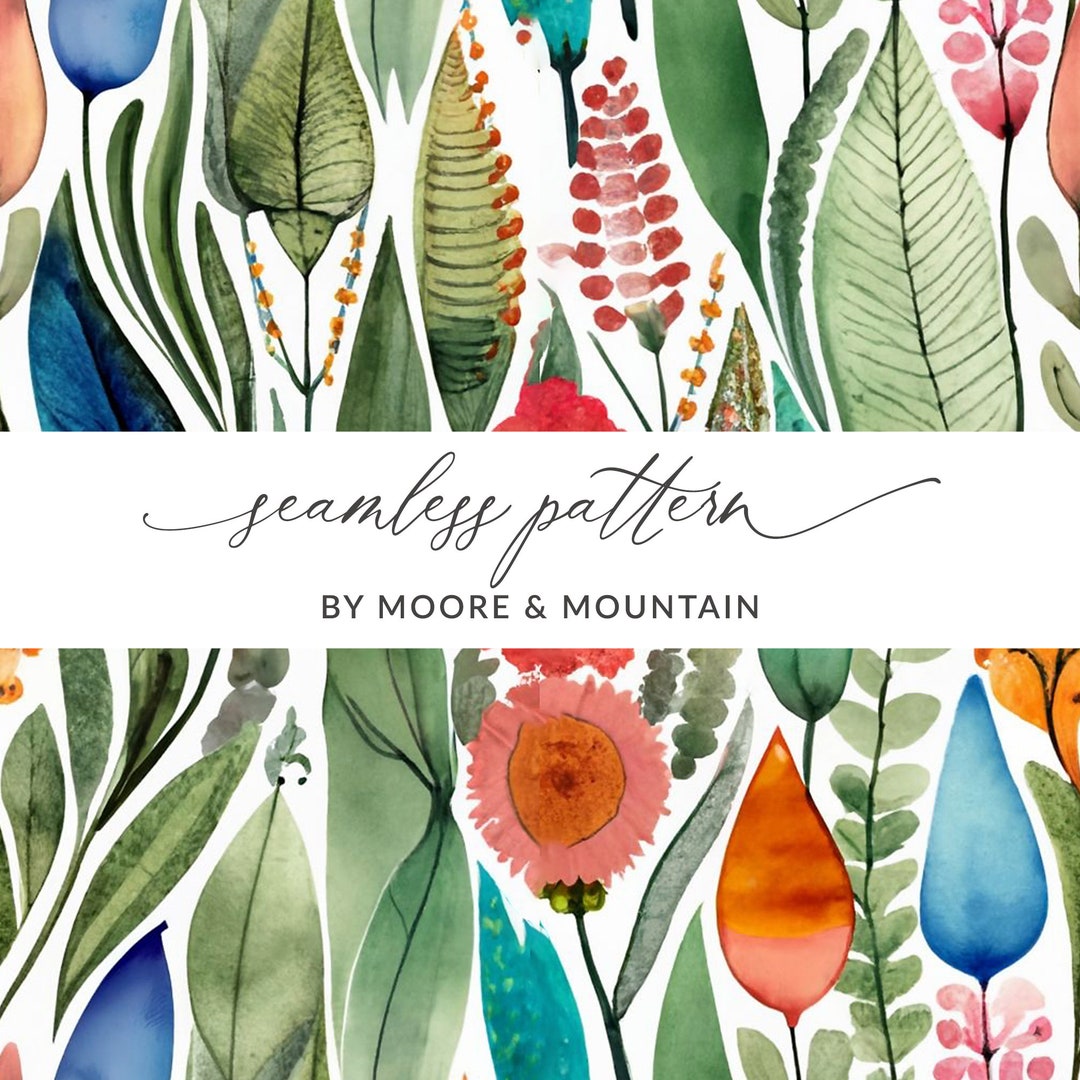 Watercolor Jungle Background, Painted Leaves Background, Tropical Leaf ...