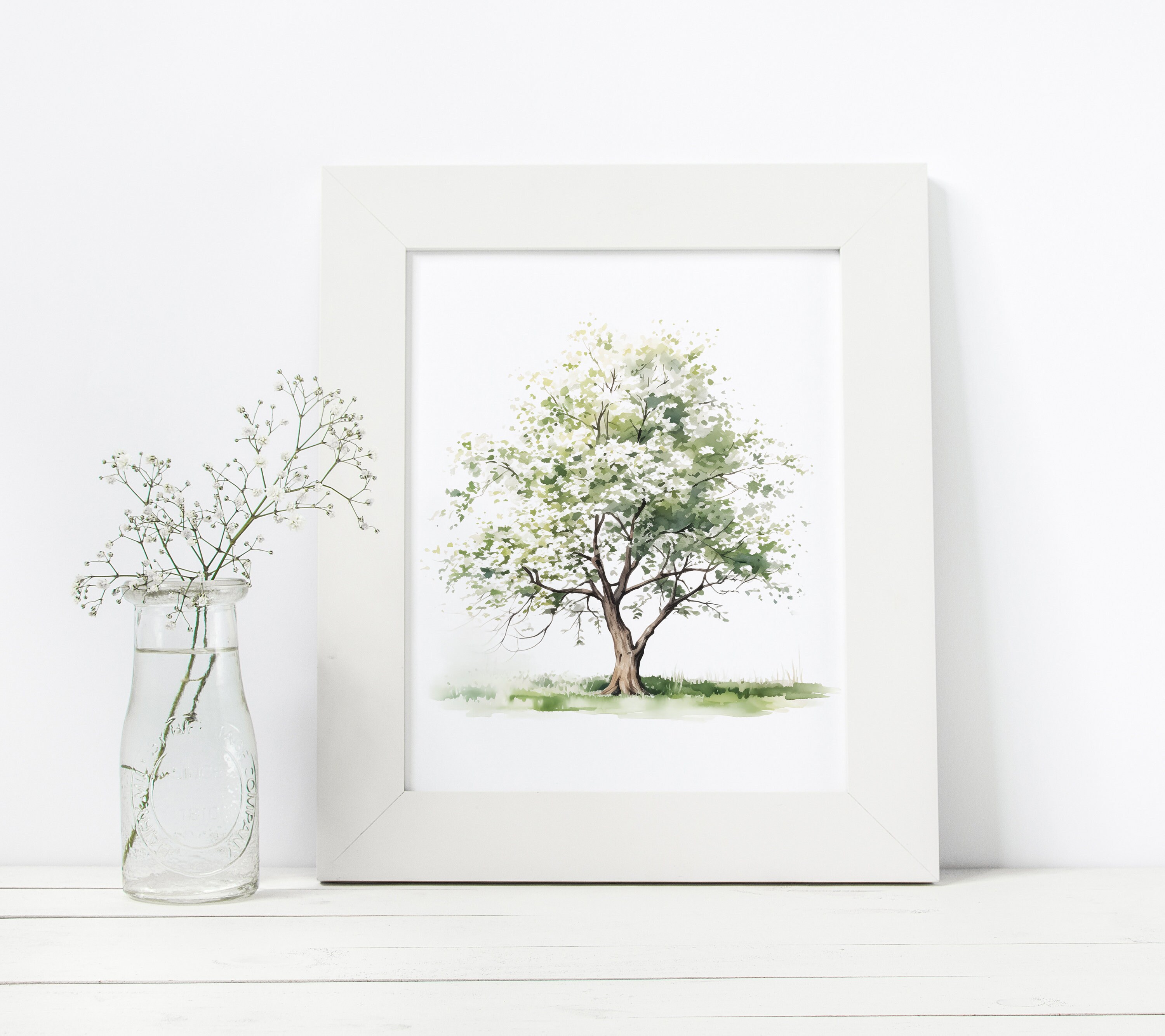 Spring Flowering Trees Clipart Spring Trees Clip Art - Etsy