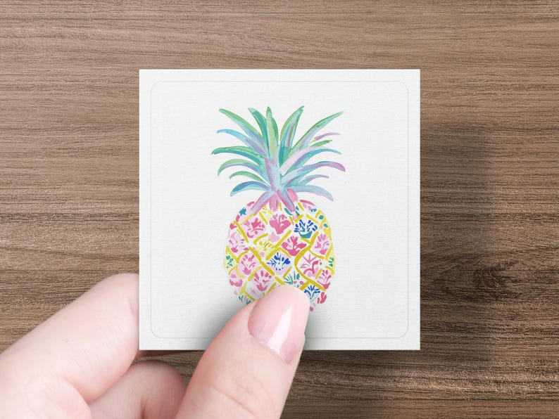 Preppy Pineapple Clipart Digital Download, Commercial Use PNG SVG ...