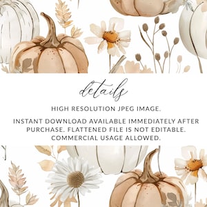 Boho Fall Pumpkin Seamless Pattern Boho Fall Seamless Background ...
