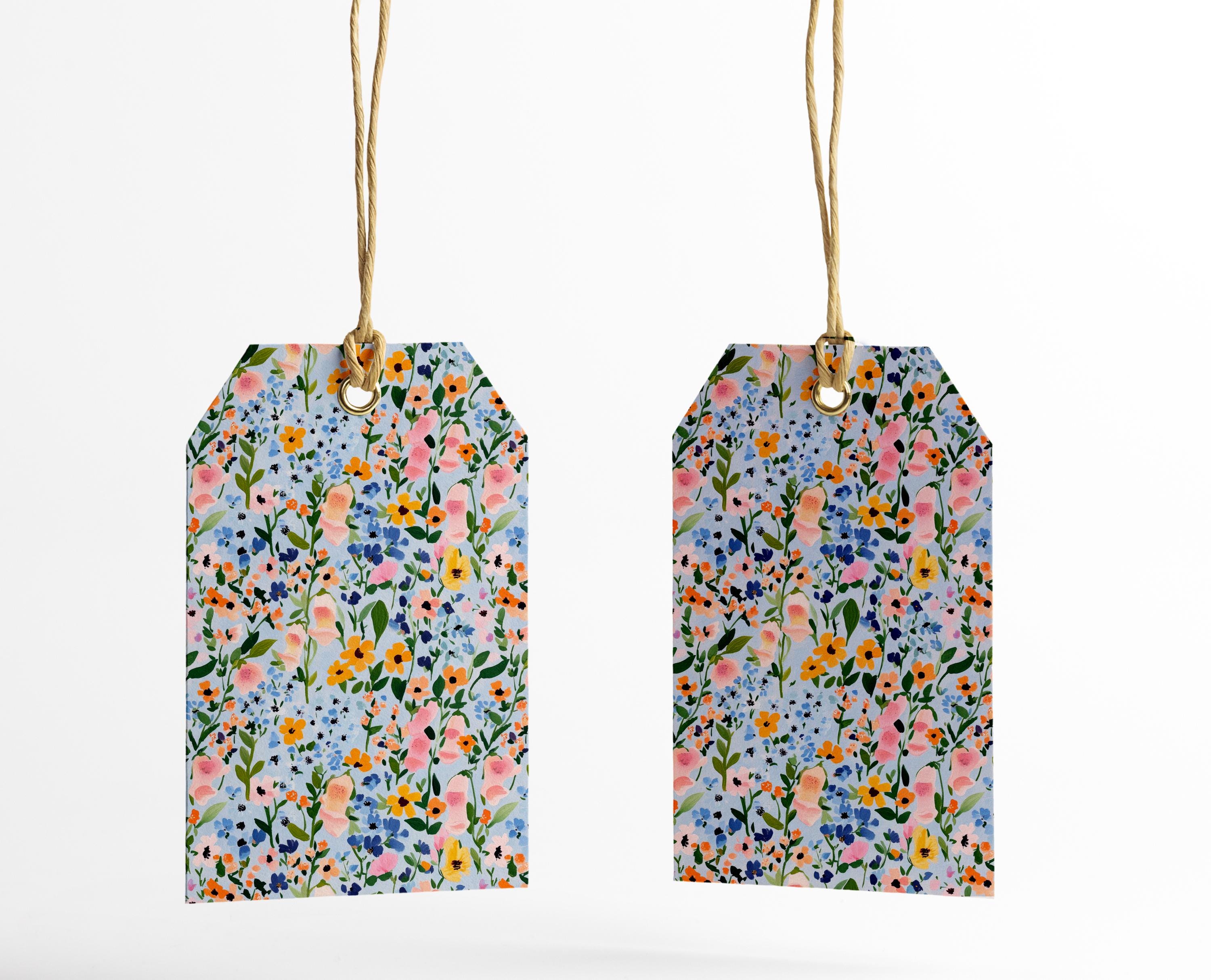 40 Modern Spring Floral Patterns, Painted Spring Flowers Seamless ...