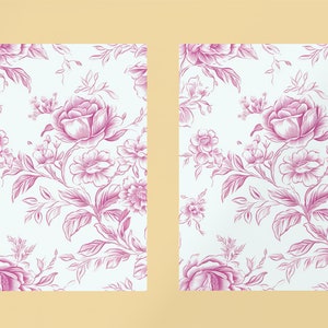 Seamless Chinoiserie Pattern Pink Chinoiserie Floral Pattern Sketched ...