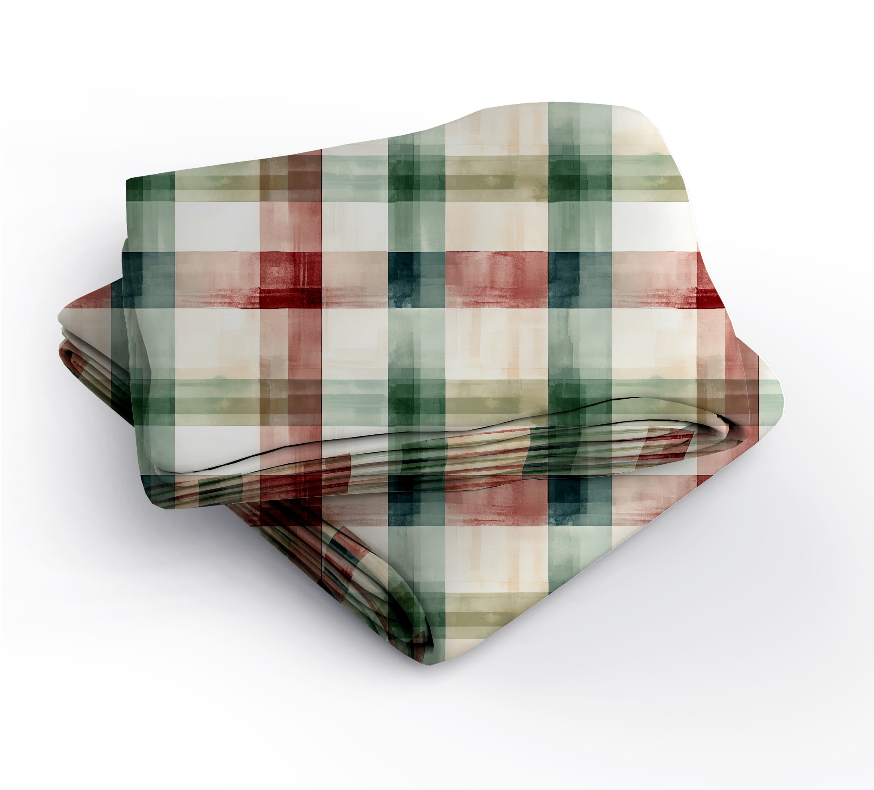 Watercolor Plaid Seamless Pattern, Painted Plaid Pattern, Christmas ...