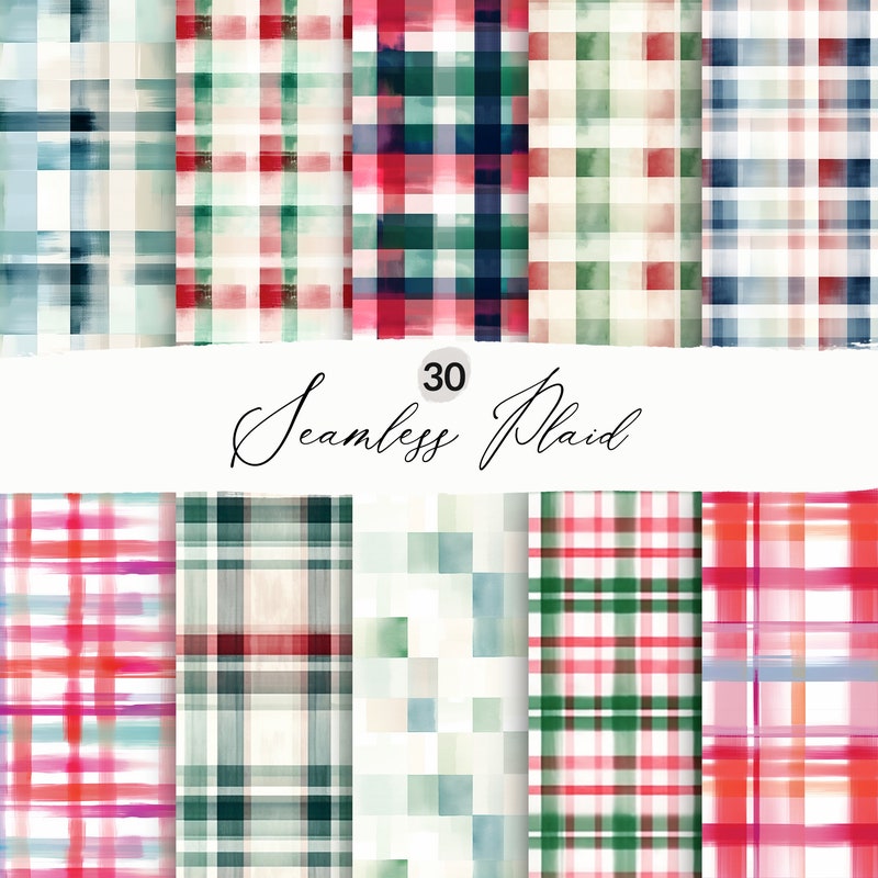 Christmas Plaid - Etsy