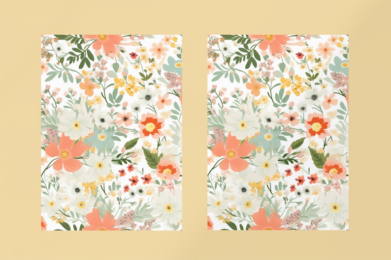 Pastel Spring Floral Background Seamless Pastel Floral Pattern for ...