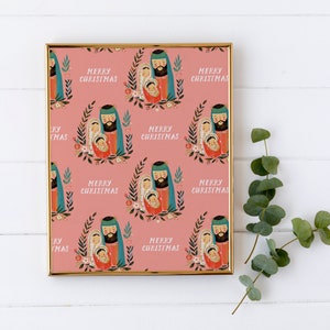 Nativity Seamless Background Pattern Christian Nativity Merry Christmas ...