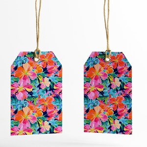 Hawaiian Floral Preppy Pattern Background, Seamless Hibiscus Floral ...