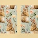 Seamless Vintage Rabbit Background Pattern, Seamless Spring Rabbit ...