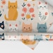 Quirky Cats Digital Paper, Seamless Cats Background, Cute Cats Pattern ...