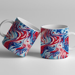 Seamless Fourth of July Pattern, Stars and Stripes USA Seamless ...