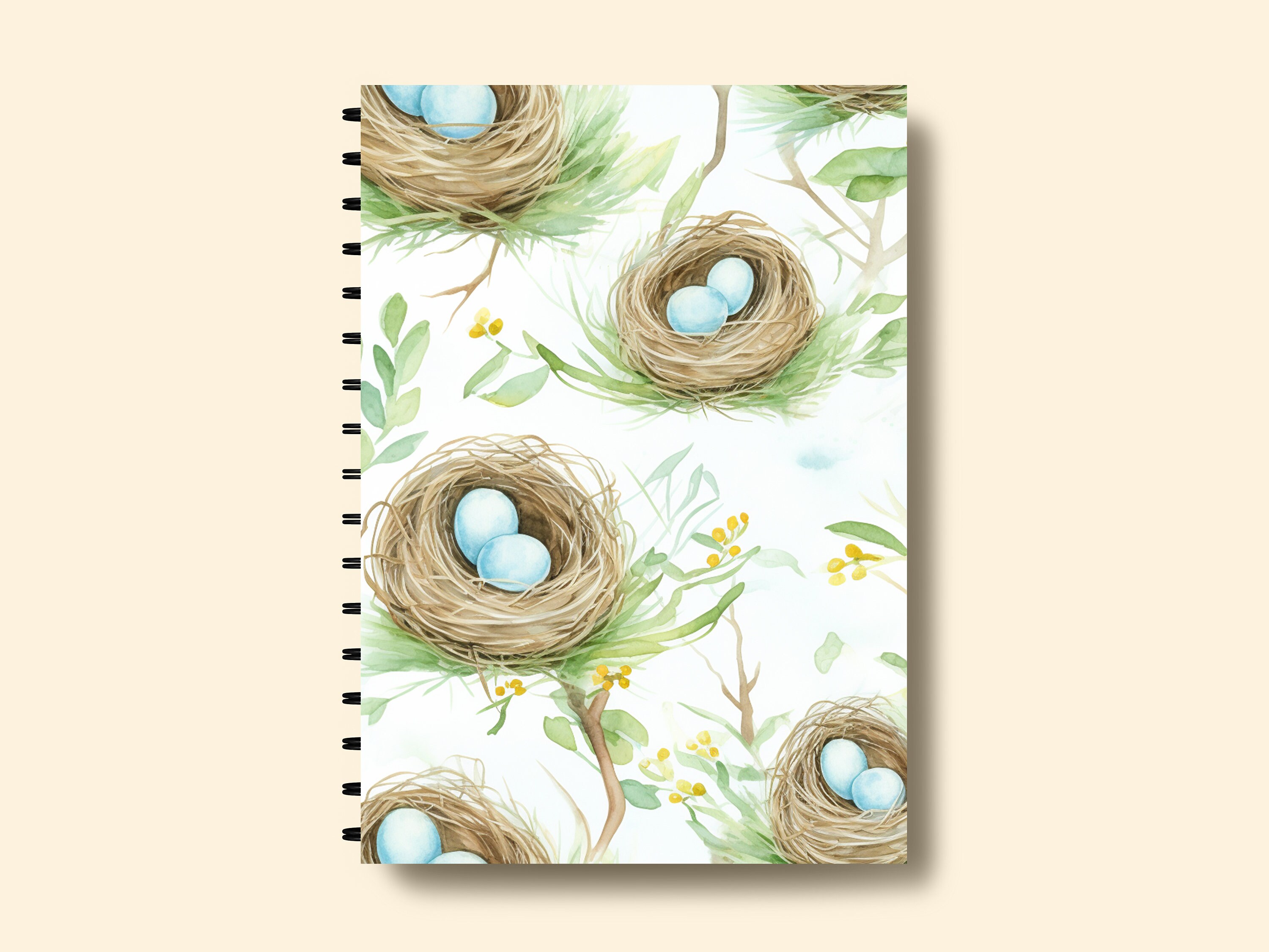 Seamless Nest Pattern Cute Birds Nest Background Pattern - Etsy