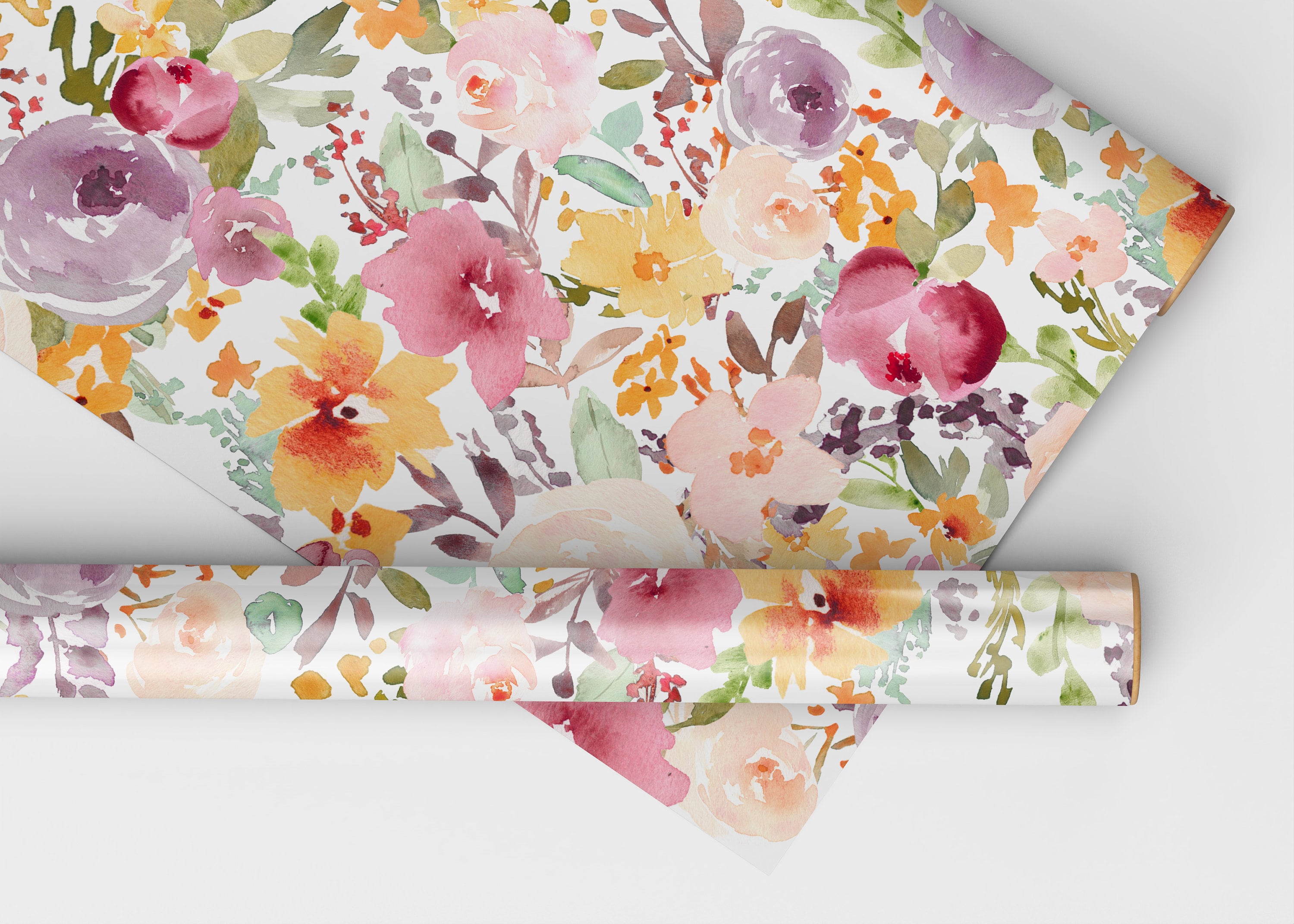 Watercolor Floral Seamless Pattern, Seamless Watercolor Flower ...