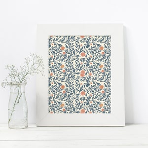 Dainty Vines Seamless Pattern, Decorative Leaves and Vines Pattern ...