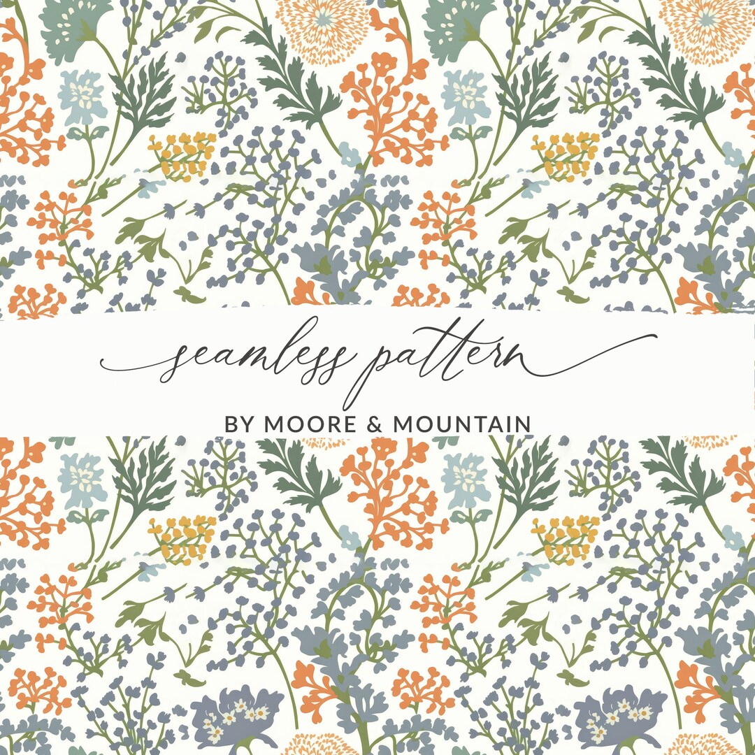 Dainty Dotted Flower Pattern, Dainty Leaves and Vines Pattern ...