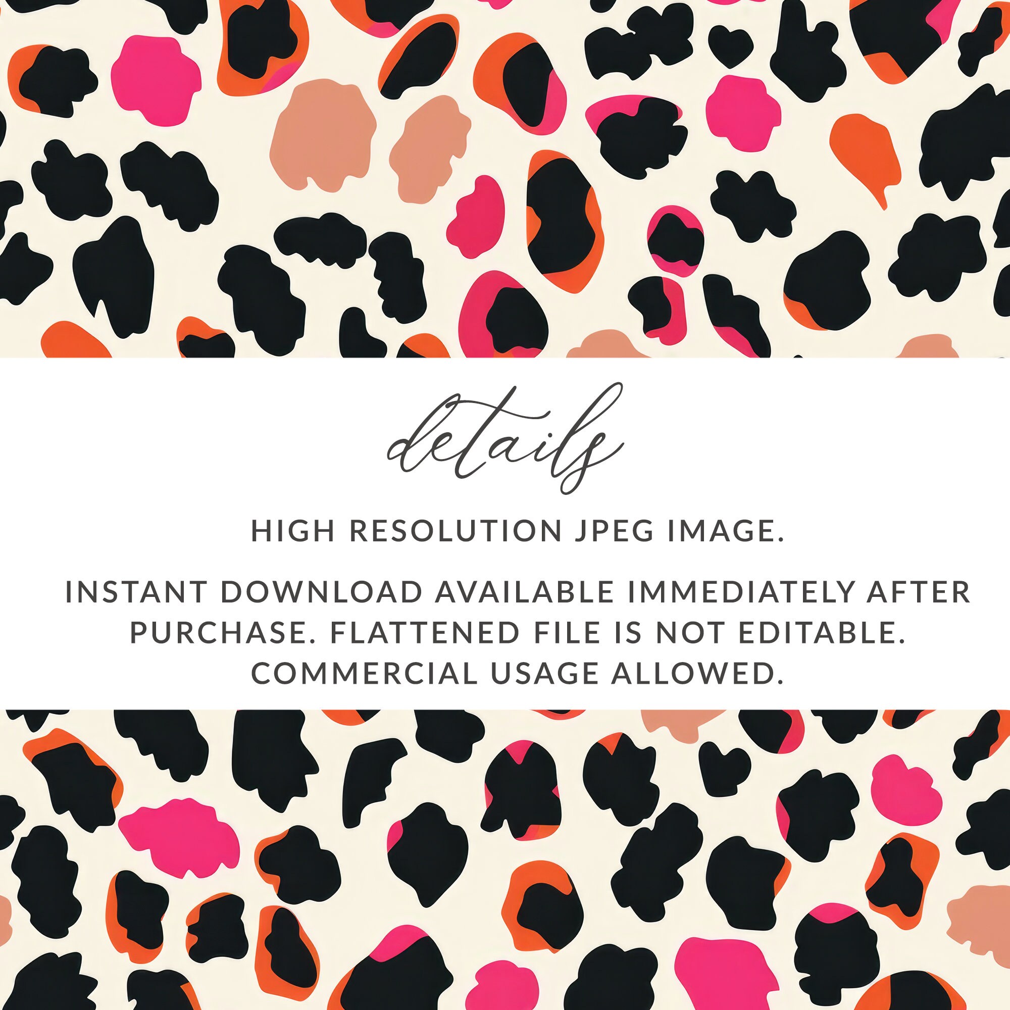 Seamless Cheetah Print Pattern, Cute Girly Cheetah Print Seamless ...