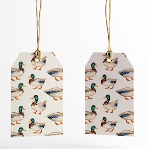 Seamless Duck Background Pattern Mallard Ducks Cute Repeating Pattern ...