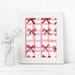 Red Christmas Bows Seamless Pattern PNG Coquette Christmas Background ...