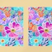 Hibiscus Seamless Preppy Pattern, Pink and Purple Seamless Blooms ...