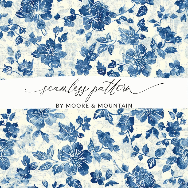 Blue Vine Canvas Art - Etsy