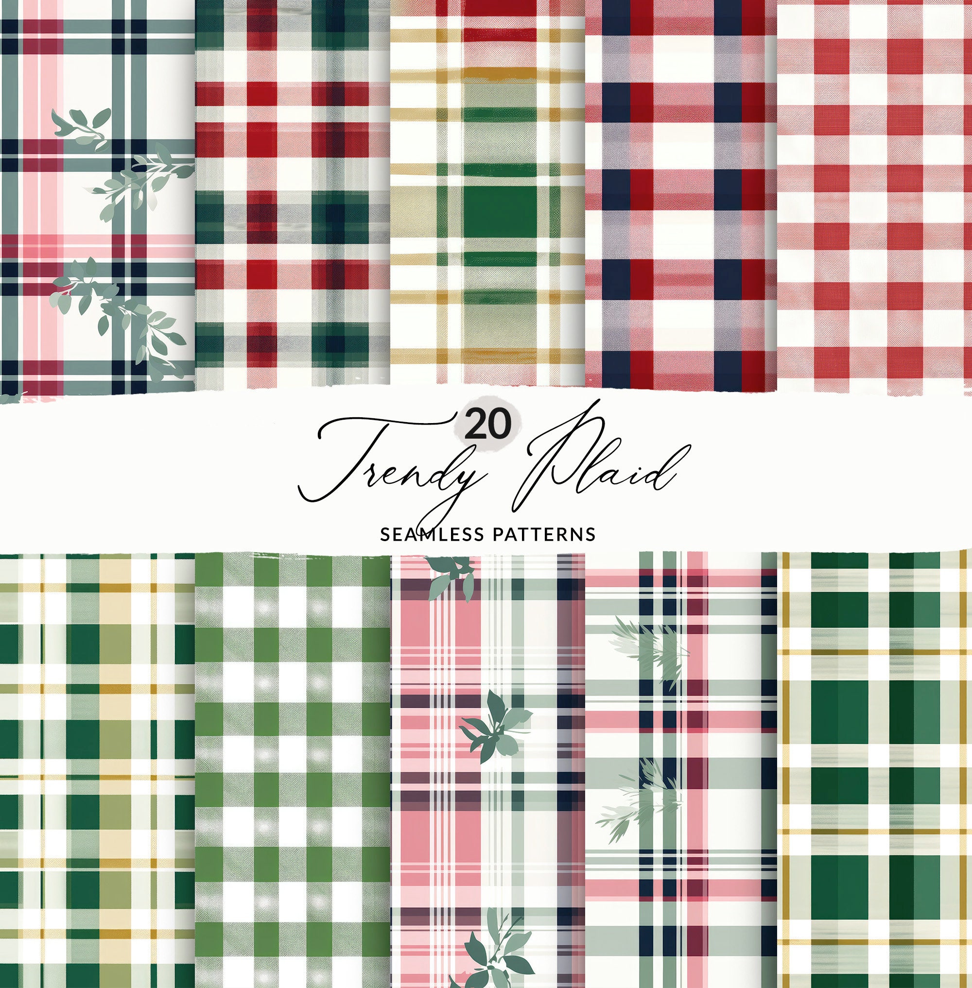 Classic Plaid Seamless Plaid Background, Seamless Checkered Plaid ...