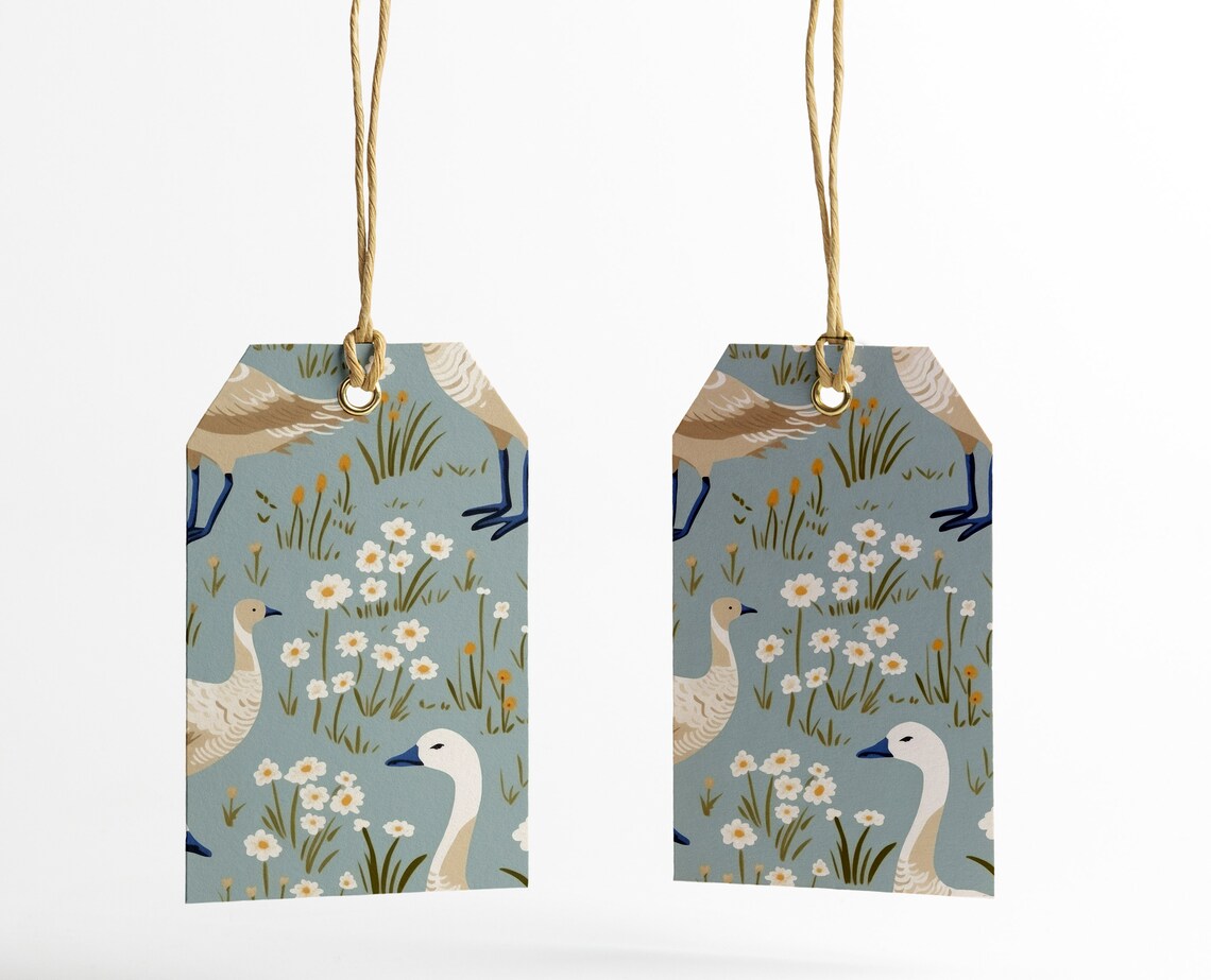 Seamless Goose Background Pattern Geese Repeating Background Pattern ...