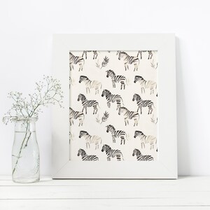 Zebra Seamless Background Pattern Watercolor Zebra PNG Repeating ...