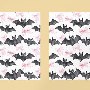 Watercolor Bats Seamless Pattern Background PNG Painted Bats Pattern ...