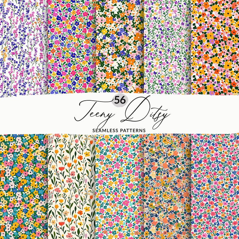 Small Pattern Fabric - Etsy