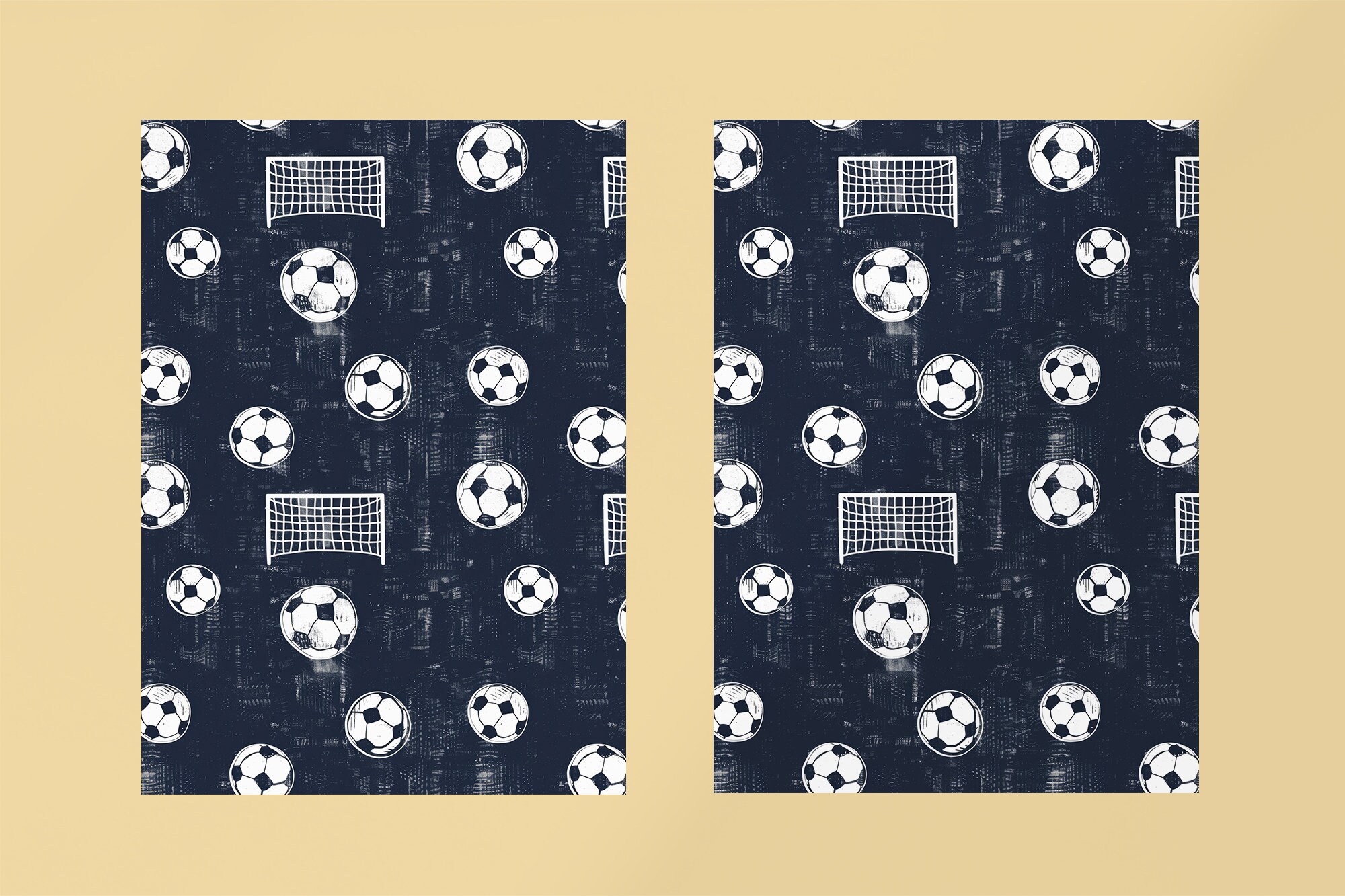 Seamless Soccer Pattern, Soccer Background Pattern, Repeating Soccer ...