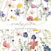 Seamless Wildflower Pattern for Commercial Use, Botanical Floral ...