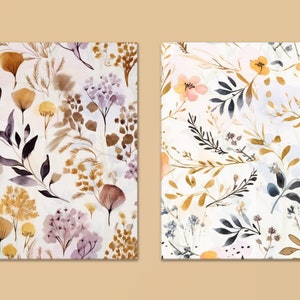 Seamless Autumn Boho Pattern, Boho Fall Backgrounds Seamless Boho Fall ...