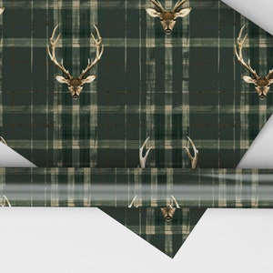 Deer Hunting Background Pattern Seamless Hunting Pattern for Men ...