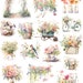 Watercolor Spring Clipart Collection, Spring Clipart Set, Whimsical ...