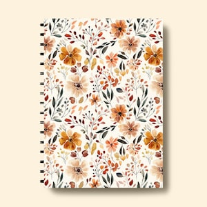 Fall Cottagecore Flower Field Pattern, Repeating Wallpaper Fall Meadow ...