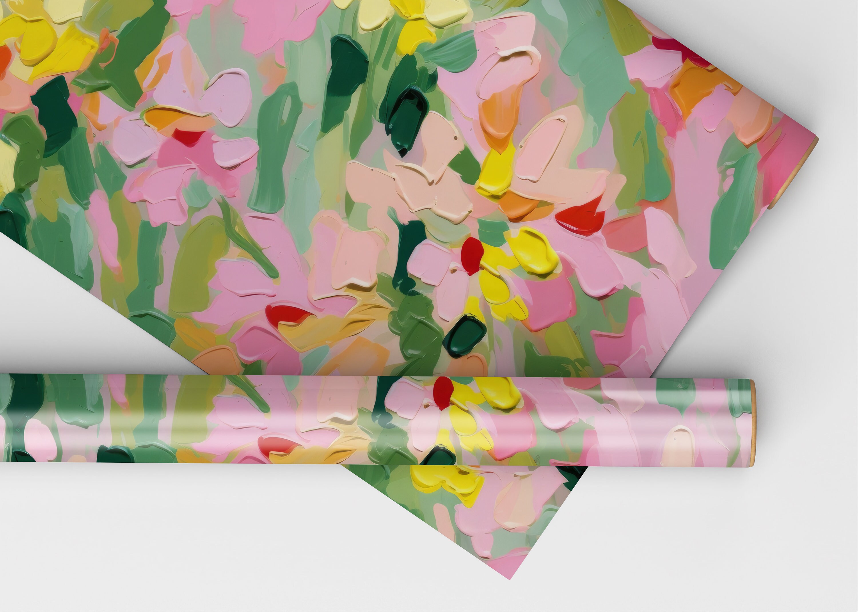 30 Painted Blooms Spring Pattern Set, Seamless Painted Spring Floral ...
