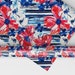 Red White and Blue Flowers Seamless Patriotic Pattern, Seamless Red ...