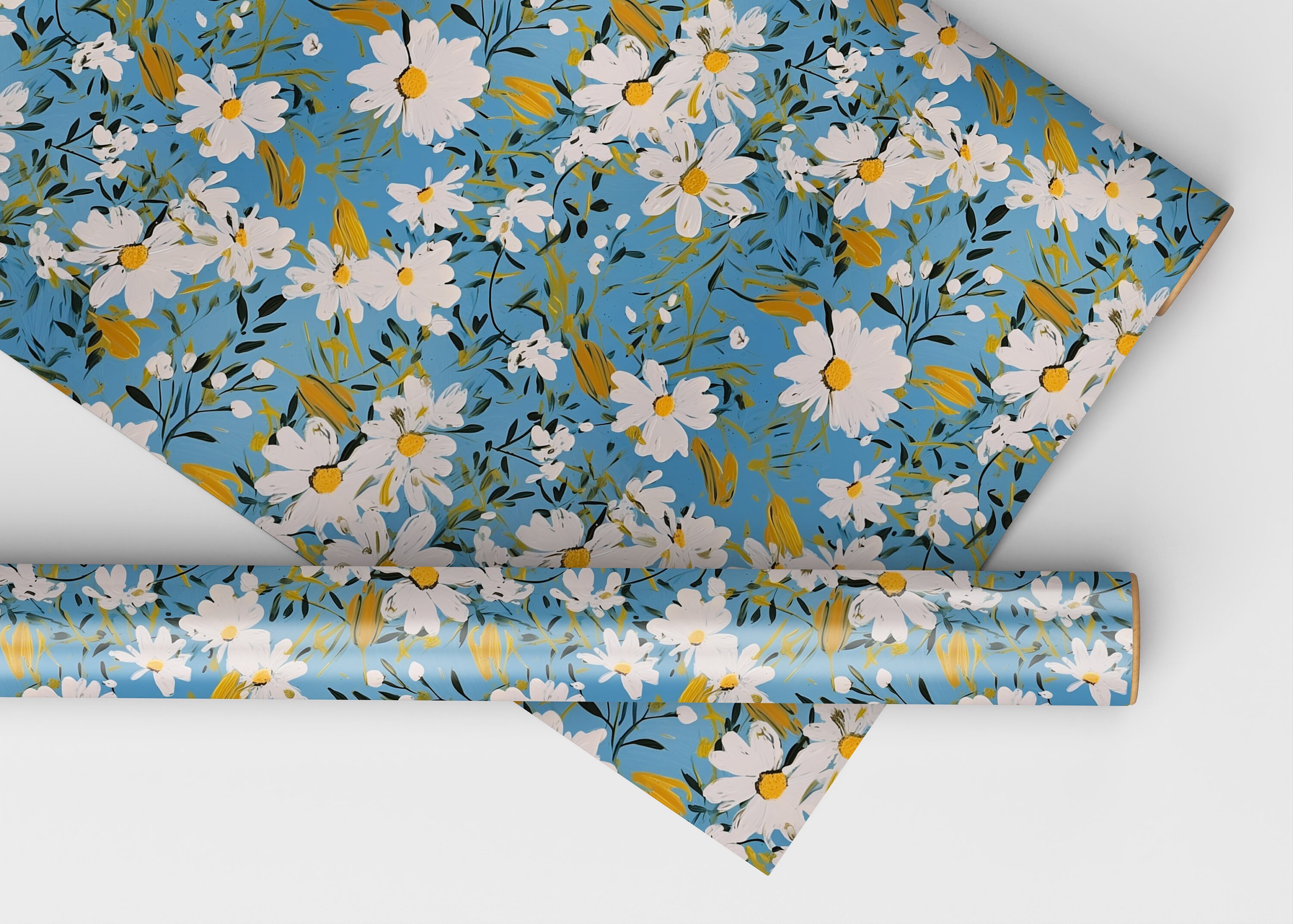 Daisy Background Seamless Pattern, Daisy Background Pattern for ...