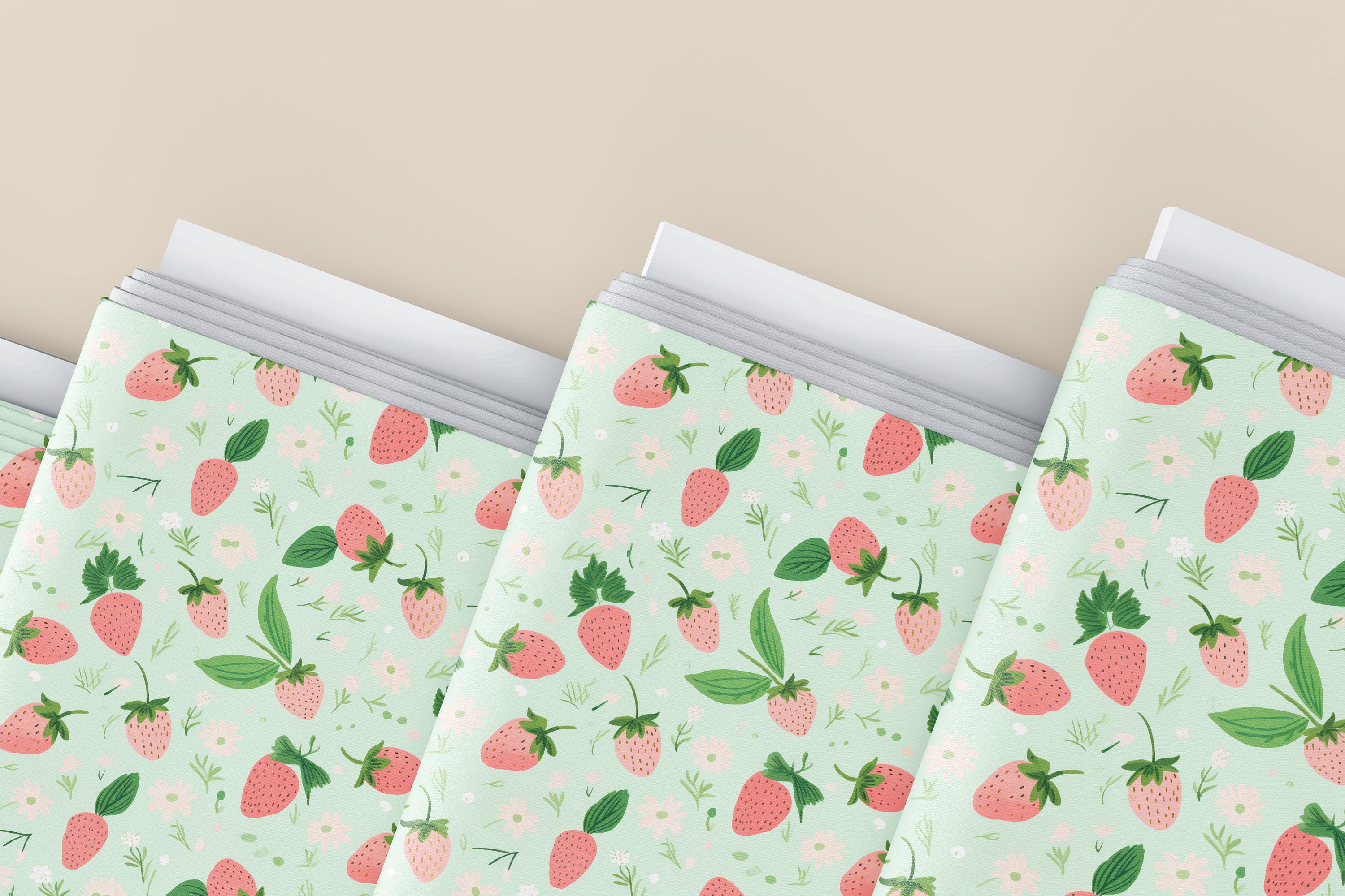 Seamless Strawberry PNG Pattern, Seamless Strawberry Pattern Background ...