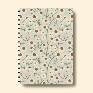 Cottagecore Daisy PNG Background, Cottagecore Seamless Floral PNG Daisy ...