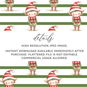 Cute Elf Background Pattern Seamless Elf Pattern PNG Background, Cute ...