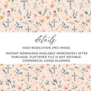 Christian Cross Background Pattern, Light Pink Cross Pattern, Cute Girl ...