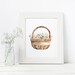Watercolor Basket Clipart Boho Easter Basket Clipart, Boho Watercolor ...