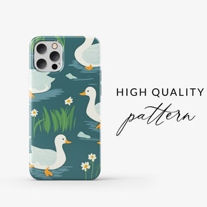 Adorable Seamless Ducks Pattern, Illustrated Ducks Background Pattern ...