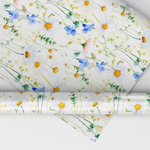 Watercolor Daisy Pattern, Seamless Daisy Pattern, Spring Daisies ...