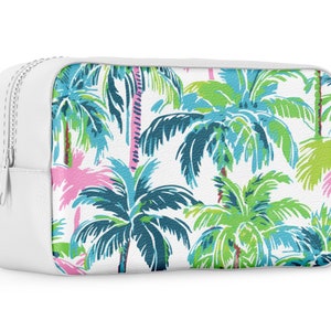 Seamless Palm Tree Pattern, Preppy Palm Tree Background Pattern ...