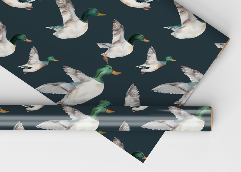 Seamless Duck Hunting Pattern Seamless Mallard Duck Pattern, Seamless ...
