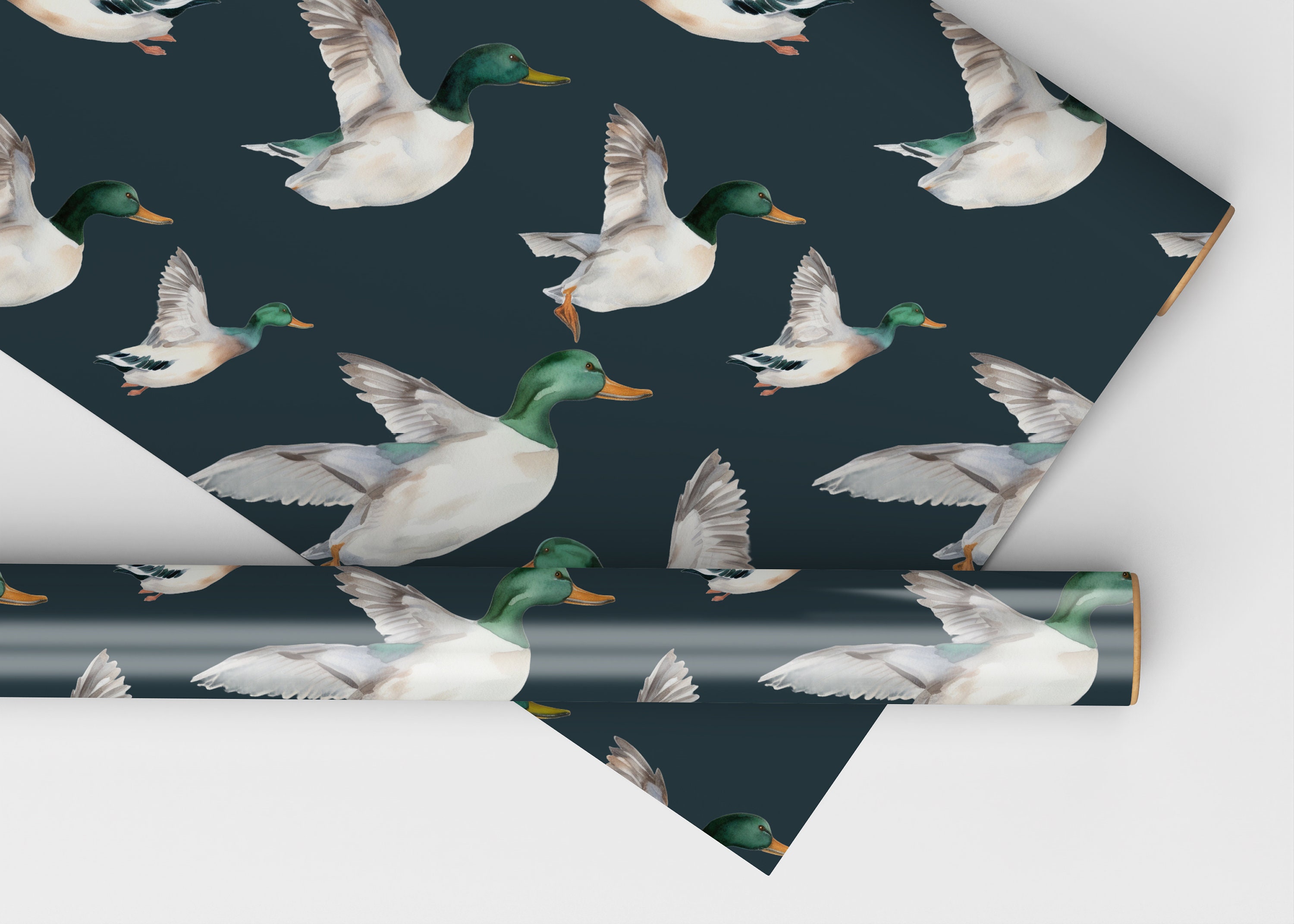 Seamless Duck Hunting Pattern Seamless Mallard Duck Pattern, Seamless ...